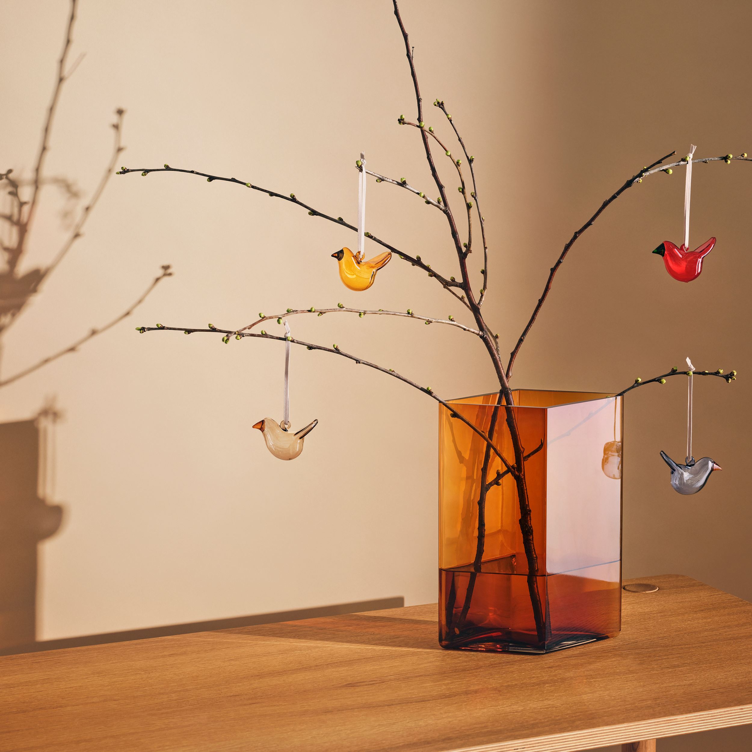 Iittala mini glass birds mix 3 set | Iittala