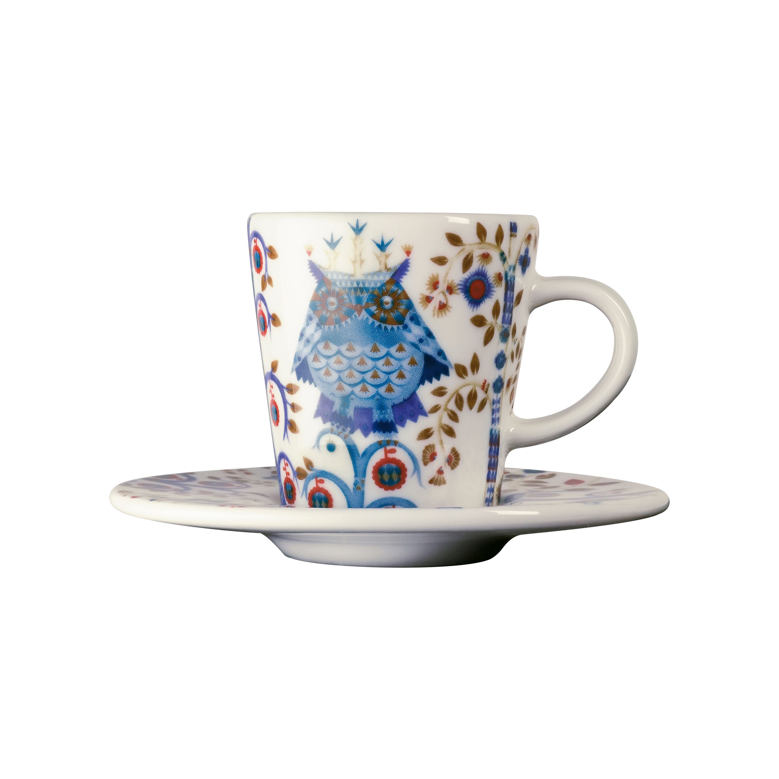 Taika espresso cup 0,1L & saucer 11cm white | Iittala