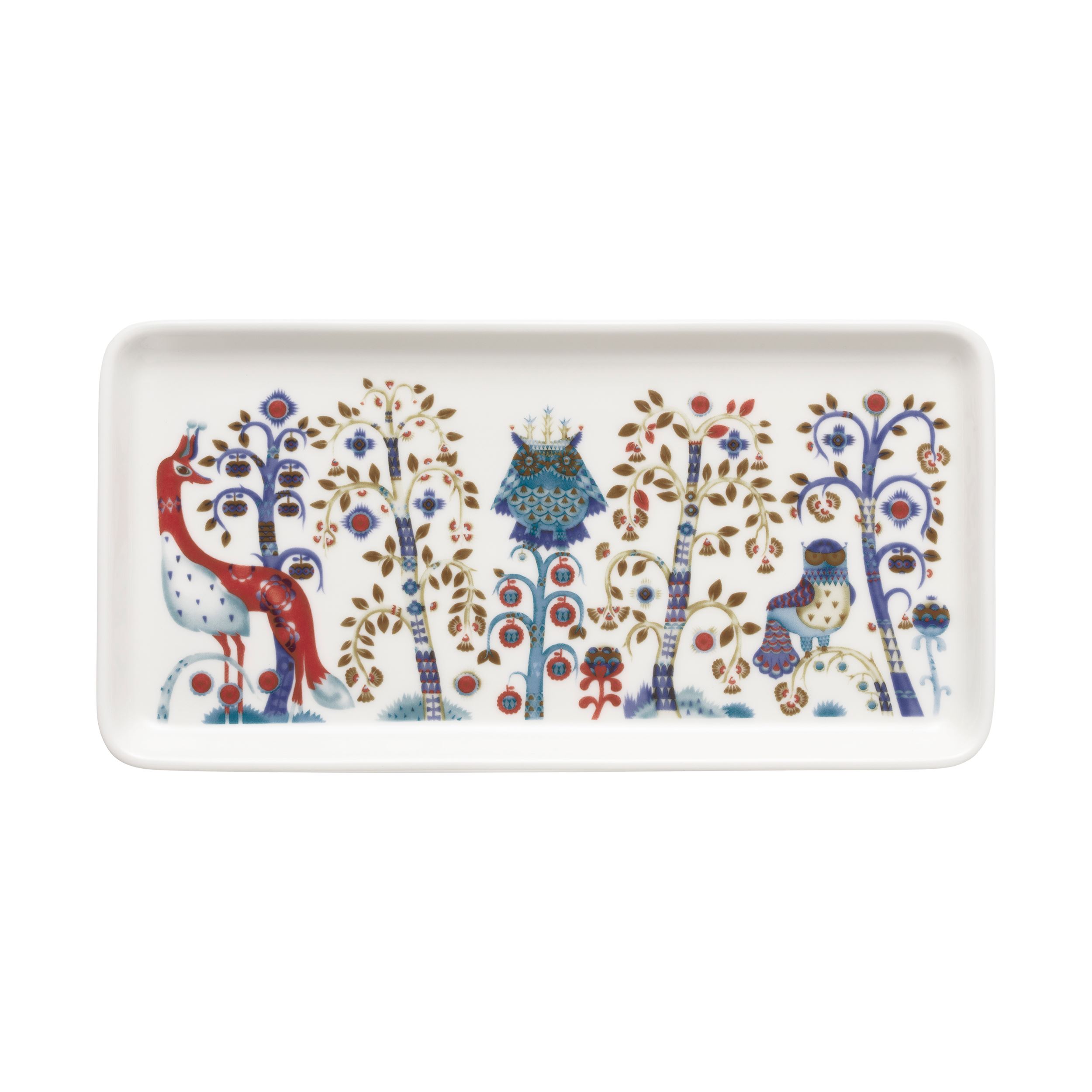 Taika plate rectangle 12x24cm white | Iittala