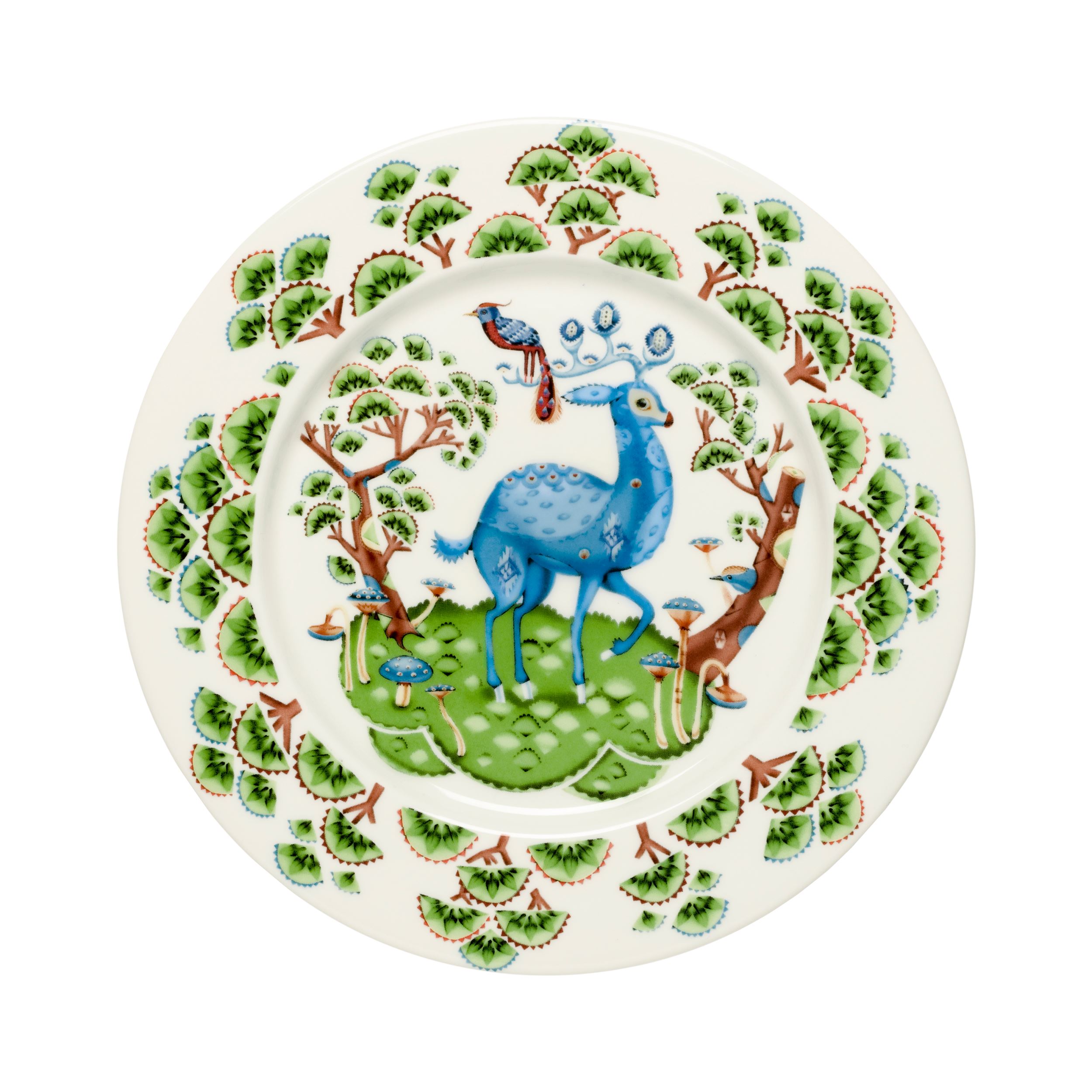 Satumetsä lautanen 22cm keväänvihreä-taivaansininen | Iittala